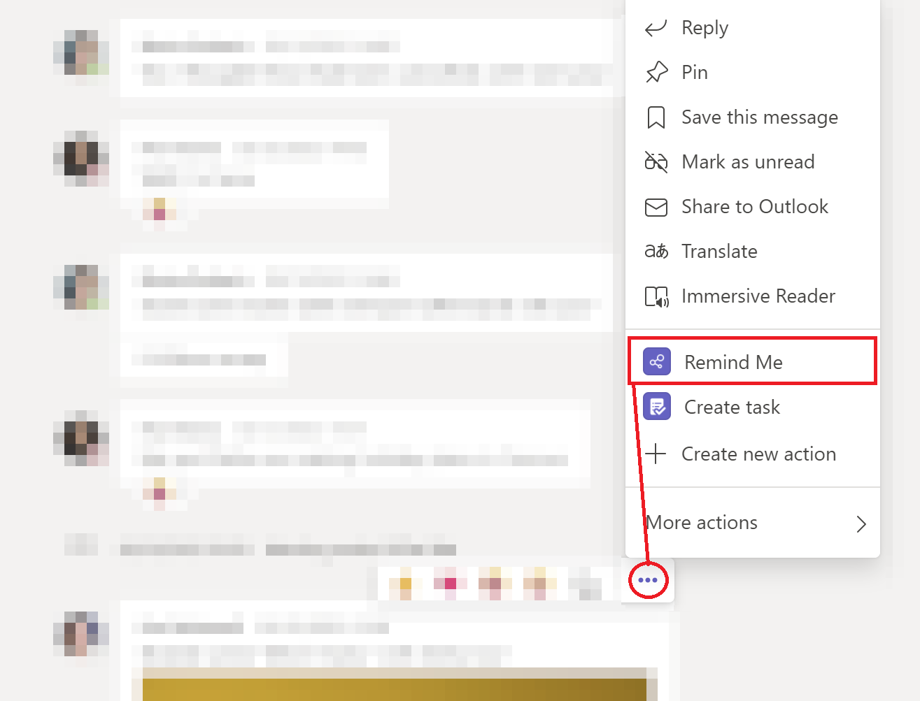 Microsoft Teams - Reminders